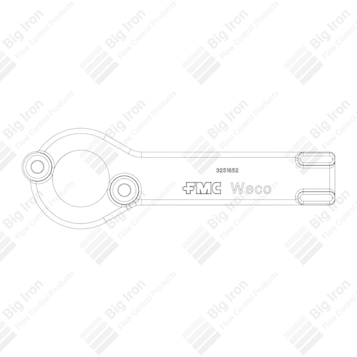 Plug Valve Wrench, FMC BE, 3" DR50 - DR150 – Big Iron Flow Control
