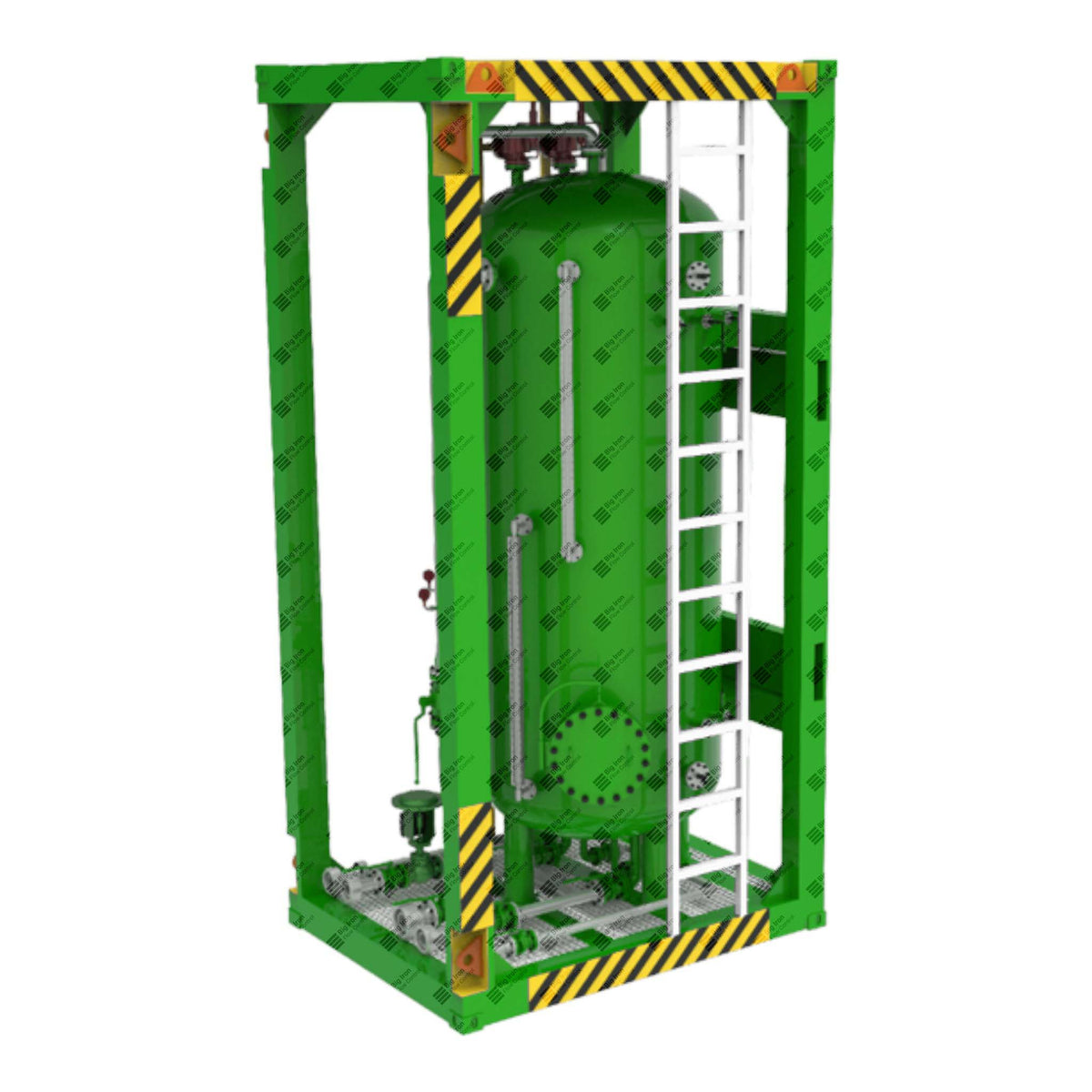 Surge Tank, Dual Compartment, 100 bbl, 150 psi, Skidded, Sour Service ...